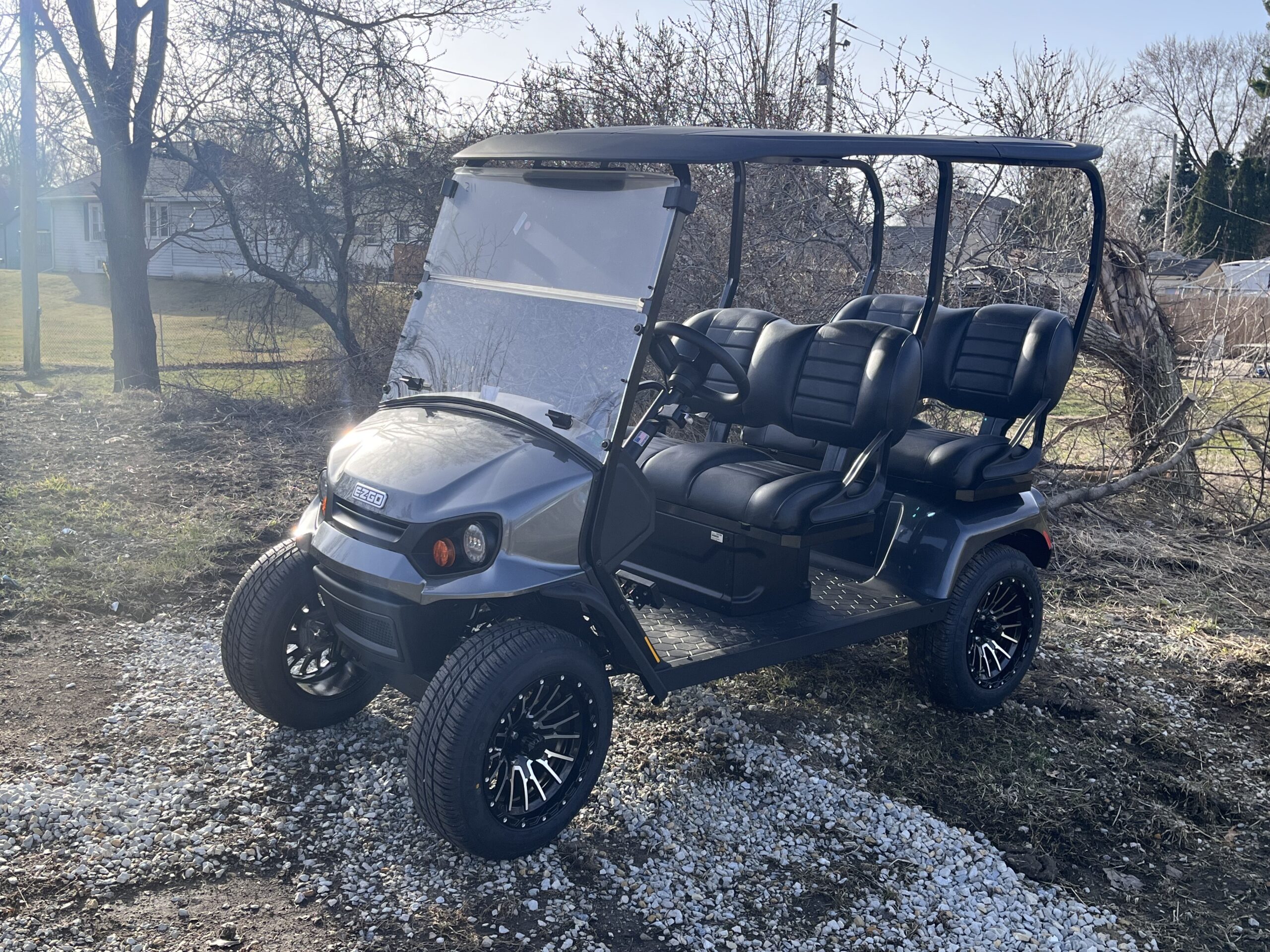 METALLIC CHARCOAL LIBERTY GOLF CART - Beaver Creek Golf Carts