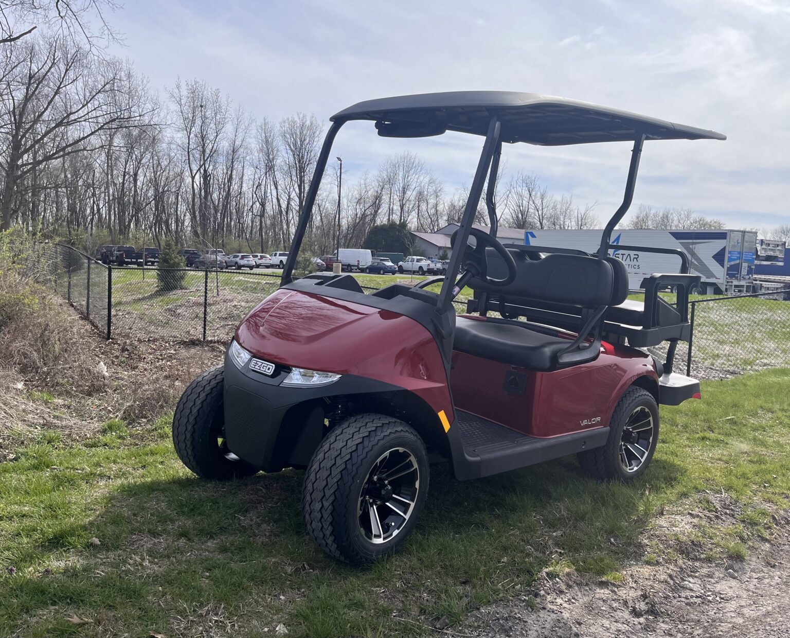 48V INFERNO RED GOLF CART - Beaver Creek Golf Carts