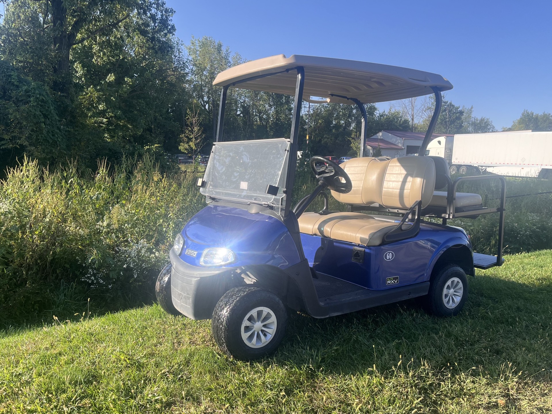 2021 LI-ION ELECTRIC BLUE GOLF CART - Beaver Creek Golf Carts